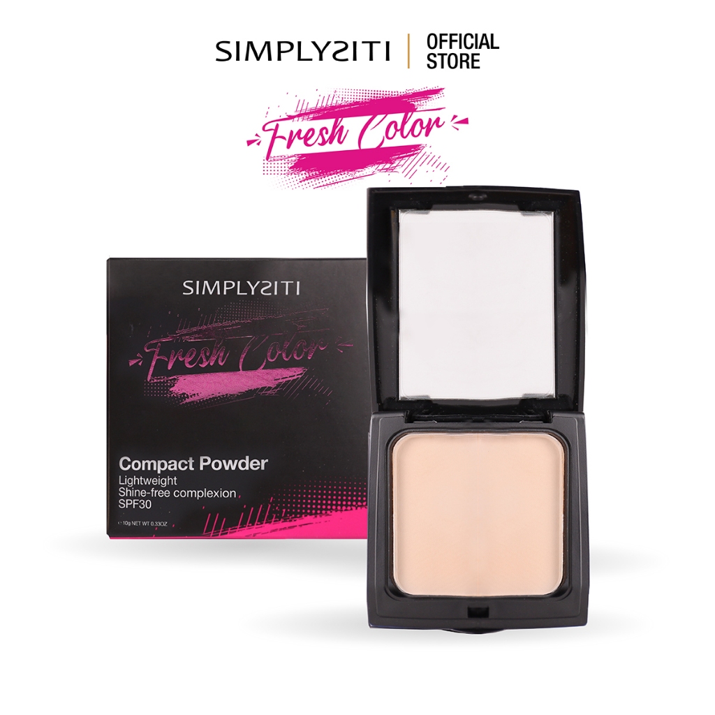 SimplySiti Fresh Color Compact Powder | Bedak Compact Matte Korean ...