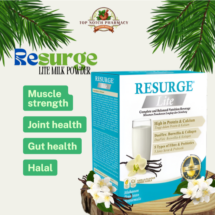 Resurge Lite Vanilla Milk Powder (850g x 2) Improve Muscle Strength ...