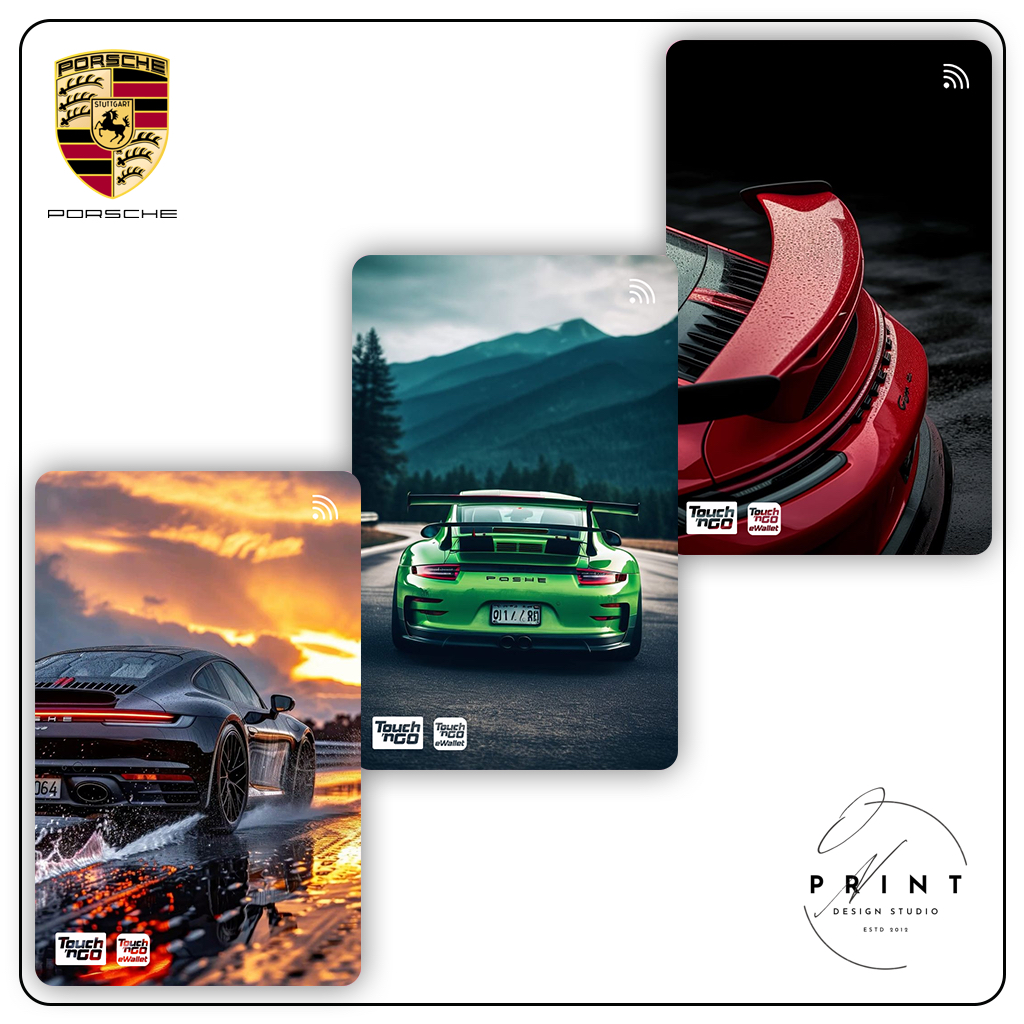 [Porsche] High Quality - Tng / Touch n Go Card Sticker - ATM Card ...