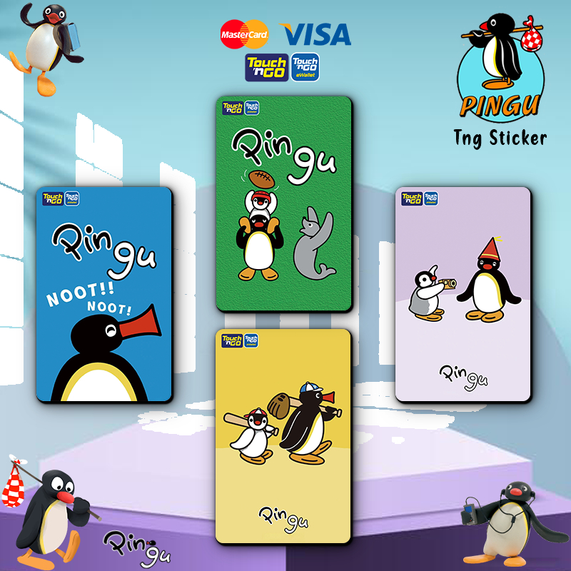 Pingu TNG Sticker - Tng Touch N Go/Bank Card Sticker Cover (Buy4Free1 ...