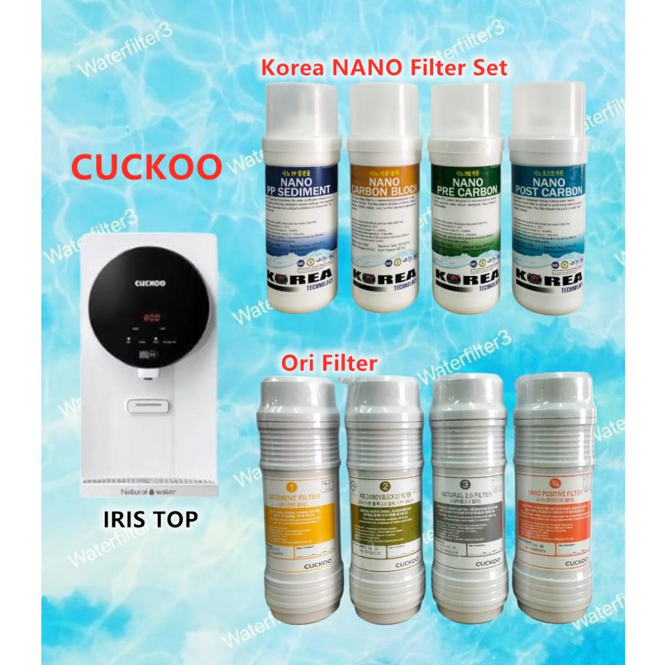 Cuckoo Ori Filter & OEM Korea NANO Filter for IRIS TOP Replacement ...