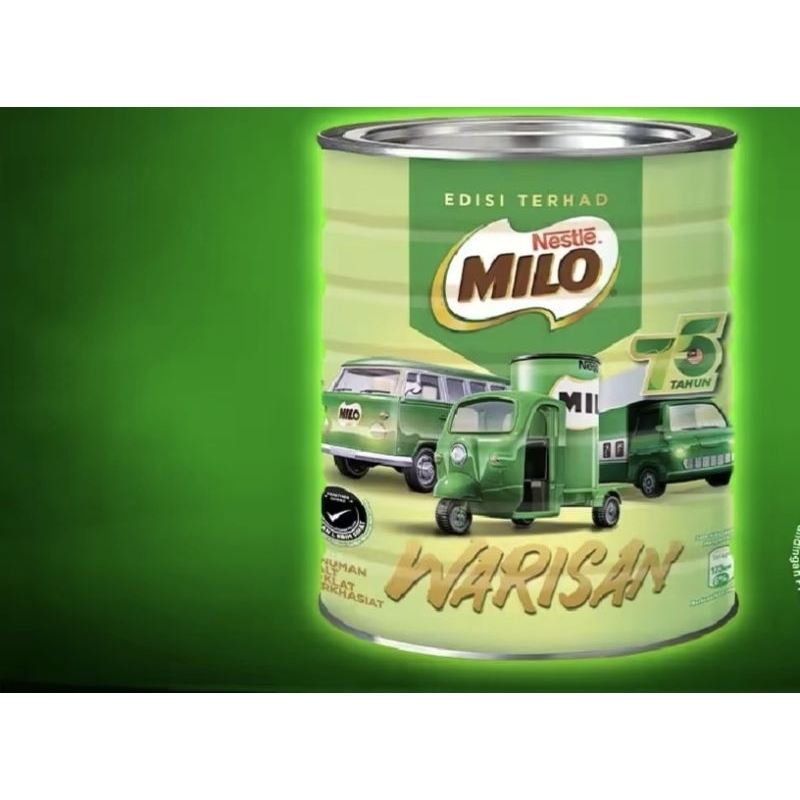 MILO 75th YEARS LIMITED EDITION TIN (1.4KG | Shopee Malaysia