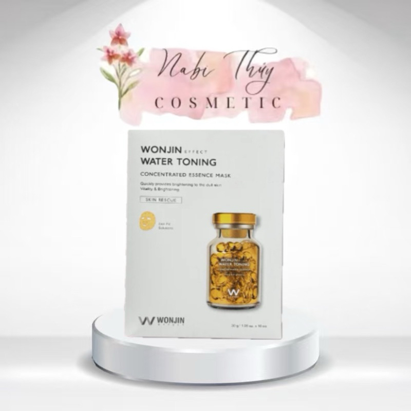 Wonjin Mask #Water Toning (Yellow) 1box 10 pcs | Shopee Malaysia