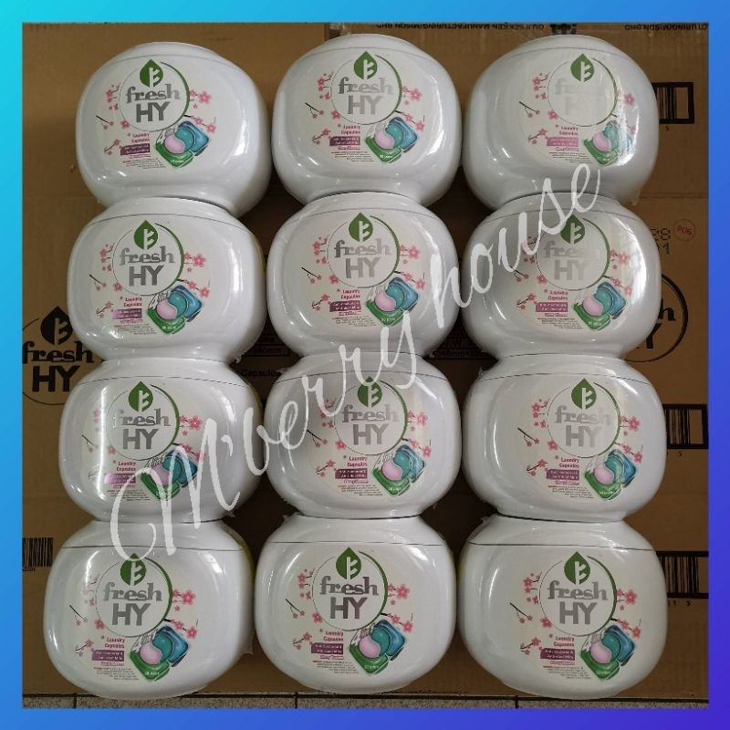 Fresh HY 4 in 1 Laundry Capsule 12 x (10ml x 28pcs) (exp:2028) | Shopee ...