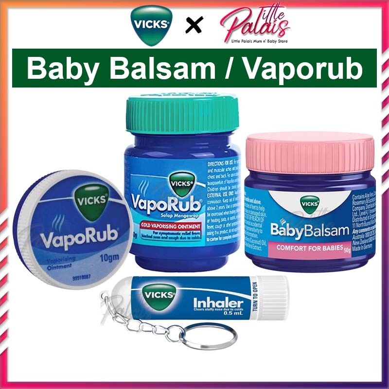 VICKS Baby Balsam Moisturising & Soothing Baby Care Rub | VapoRub Cold ...