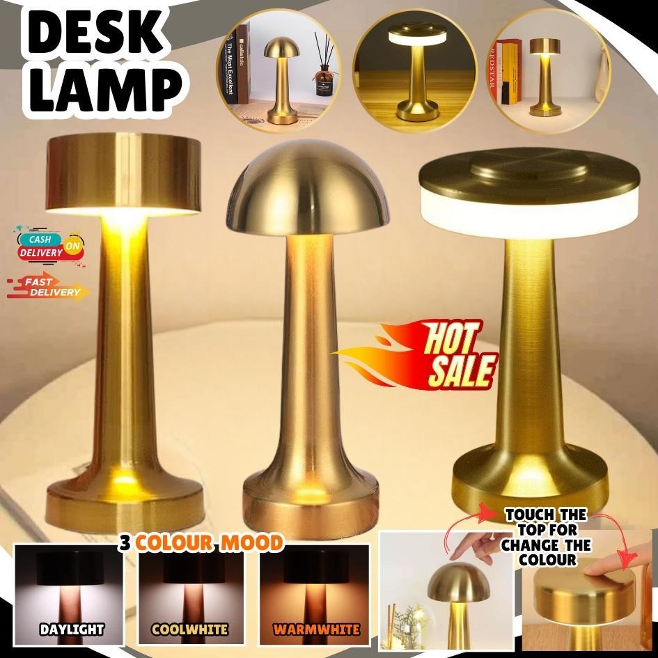 🔥NEW ARRIVAL🔥LED Desk Lamp 3 Colour Table Lamp Sensor Table Lamp Lampu ...