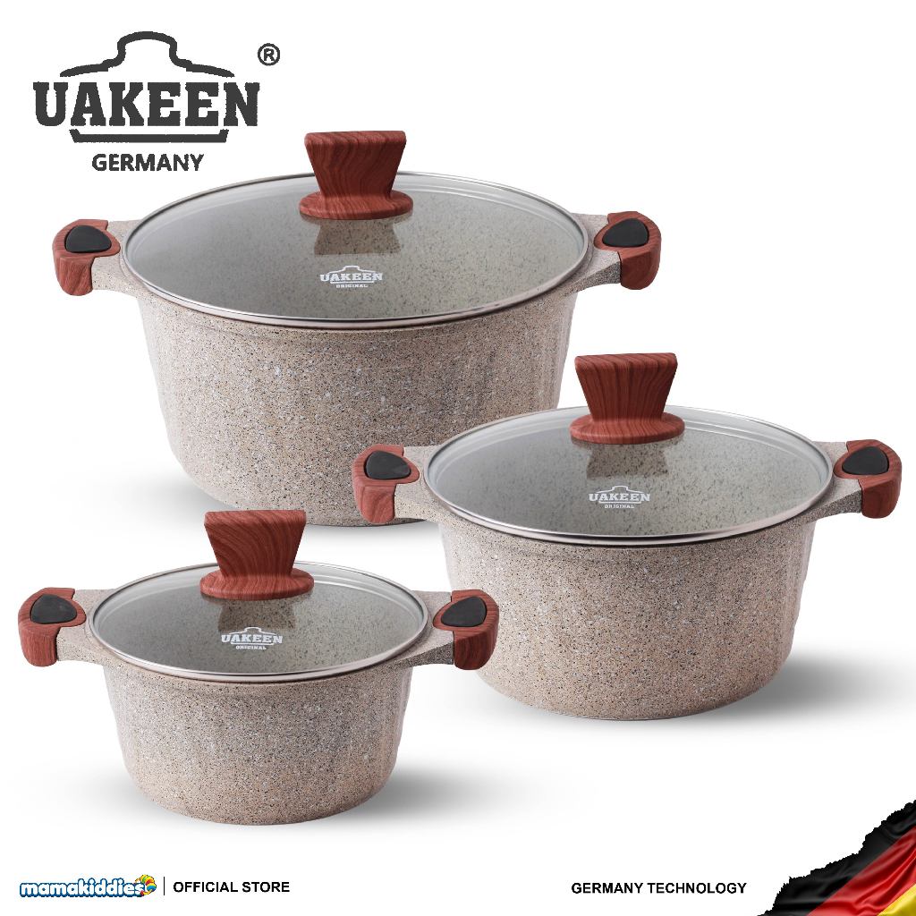 [ MINOR DEFECT ] Uakeen Granite 20/24/28 Golden/Black/Red/Cream Sturdy ...