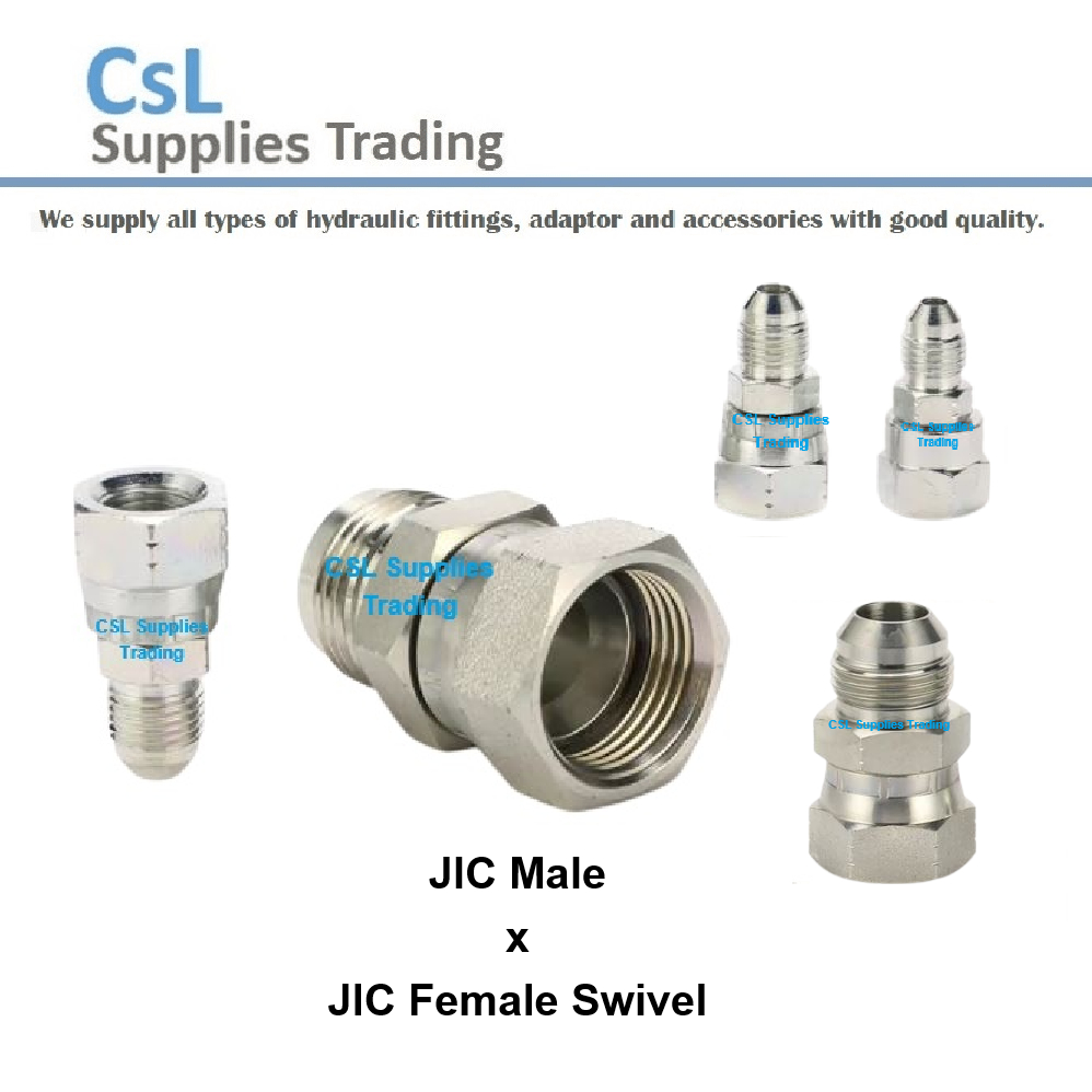 GJ JIC x JIC Swivel Female Hydraulic Adapter Connector | Shopee Malaysia