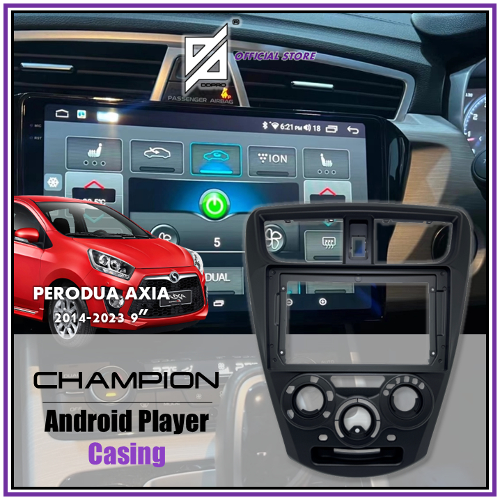 Perodua Axia 9 Inch Car Audio Big Screen Android Player Casing (With ...