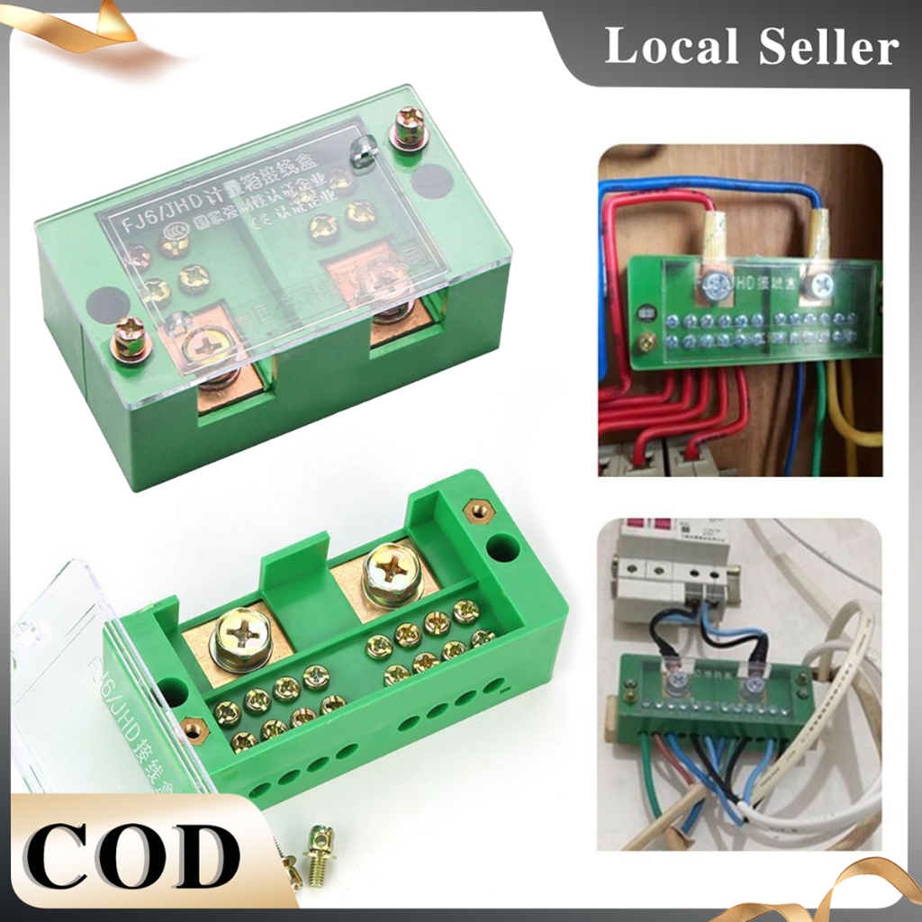 Single Phase 660V 200A Terminal Box Single Phase 2-In 4 / 8 Outgoing ...