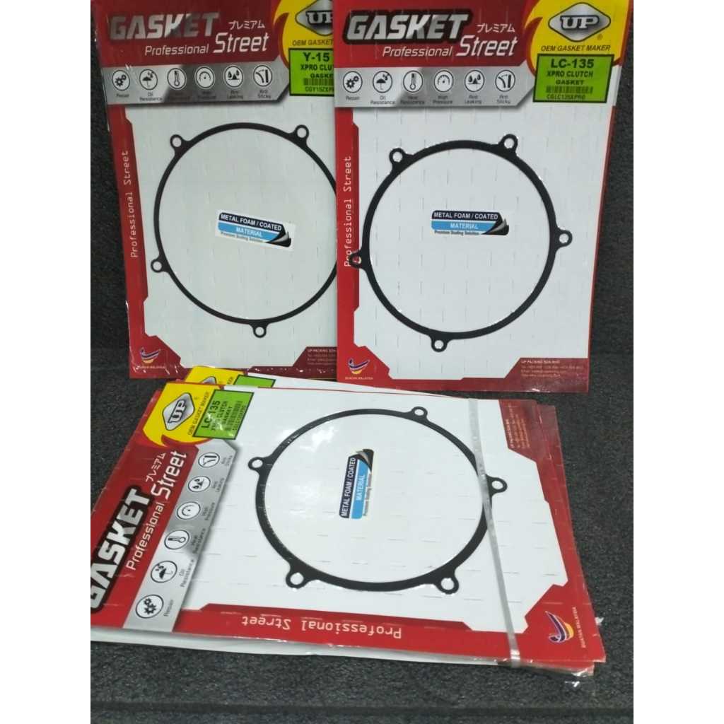 NLK Y15 Y15ZR LC 4S LC 5S SUPER XPRO CLUTCH COVER KANAN GASKET METAL ...