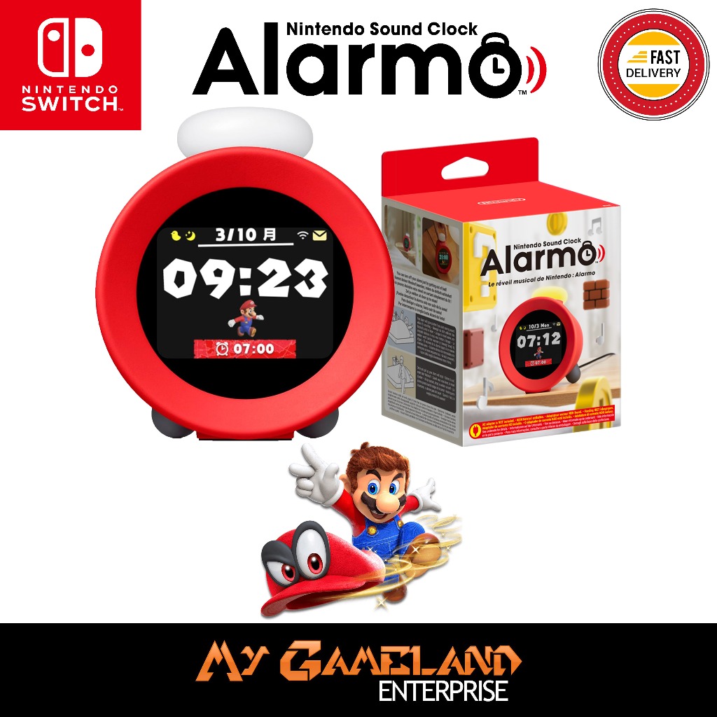 Nintendo Official Sound Clock Alarmo Motio Sensing Electronic Alarm ...