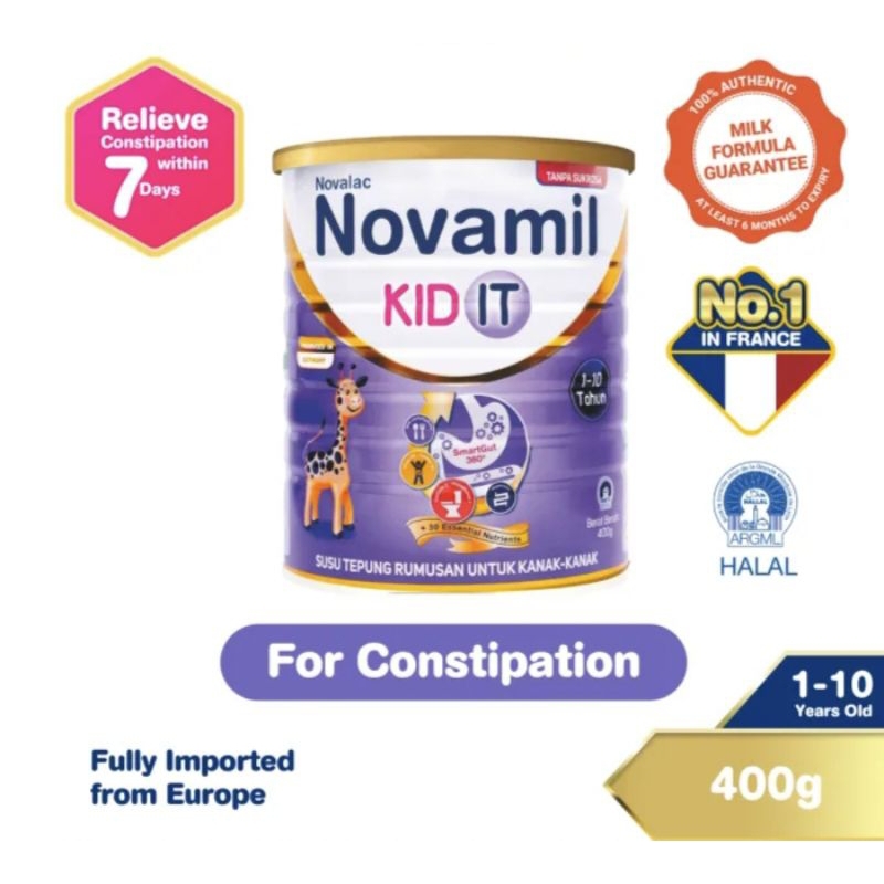 Novamil KID IT for Constipation Relief (1-10 Years) (400g) | Shopee ...