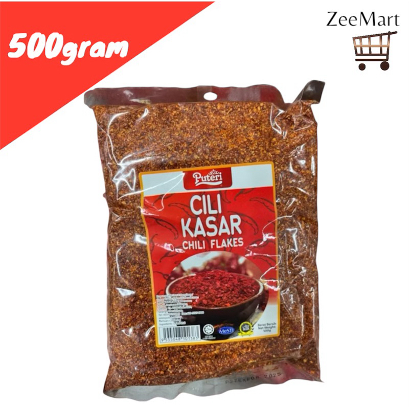 Puteri Chili Flakes 500g – Cili Kasar Kering Premium | Untuk Masakan ...