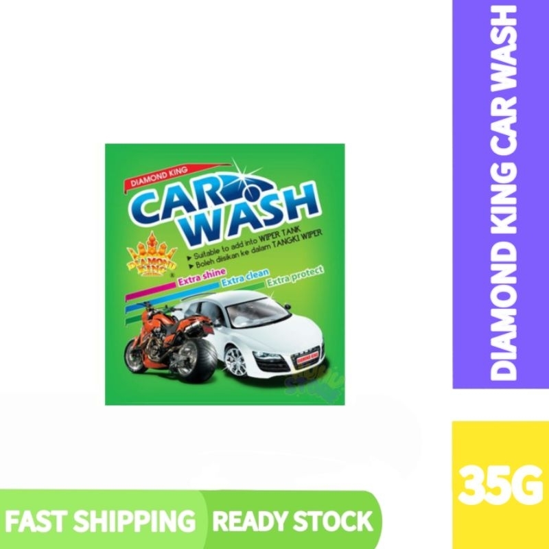 (READY STOCK)DIAMOND KING CAR WASH SABUM BASUH KERETA 35GM | Shopee ...