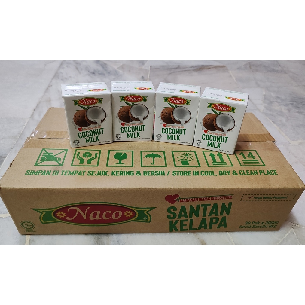 Naco Santan Kelapa (200ml x 30boxes) | Shopee Malaysia