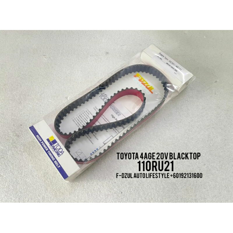 Toda High Power Timing Belt Toyota 4AGE 20V Blacktop | Shopee Malaysia