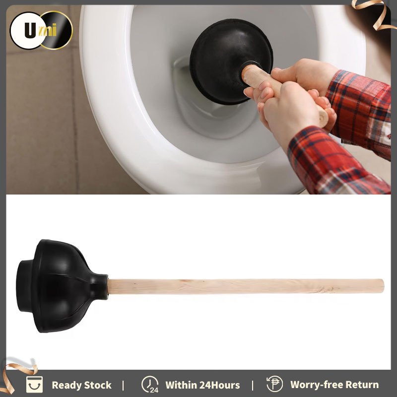 Rubber Toilet Plunger Toilet Plungers with Double Thrust Rubber Suction ...
