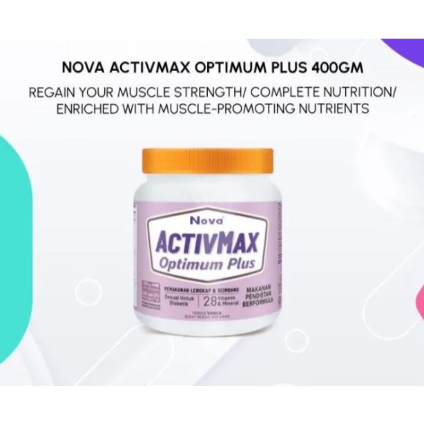 NOVA ACTIVMAX OPTIMUM PLUS 400 G | Shopee Malaysia
