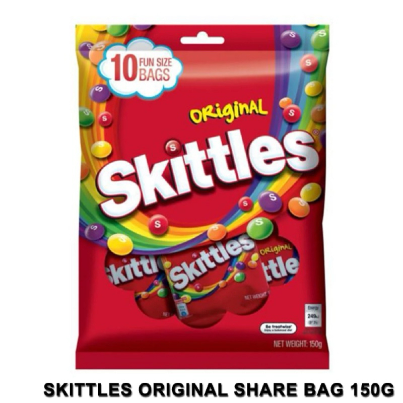 Skittles original share bag ( 150gram ) | Shopee Malaysia