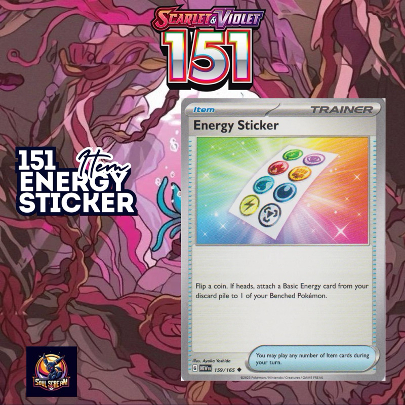 Pokemon TCG (Energy Sticker) 151 English Pokemon Card | Shopee Malaysia
