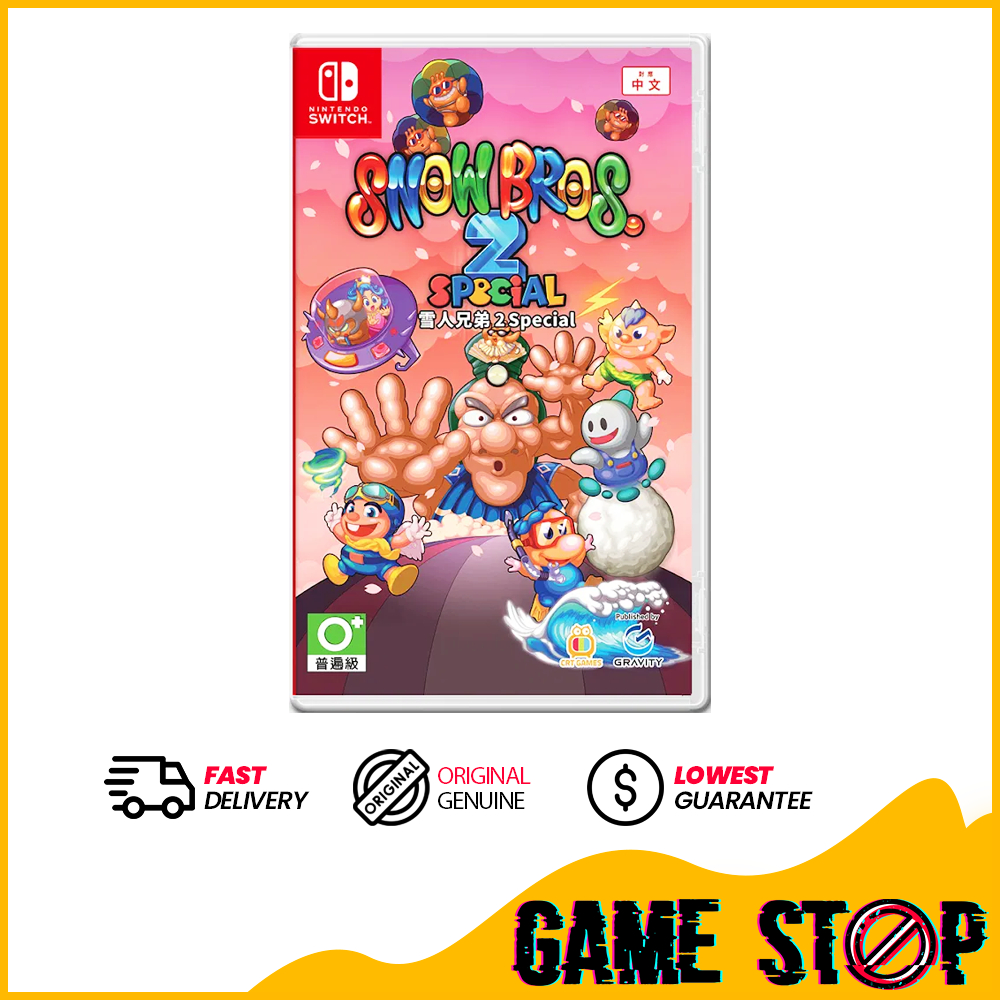 NSW Nintendo Switch Snow Bros 2 Special Chinese/English Version 雪人兄弟2 ...