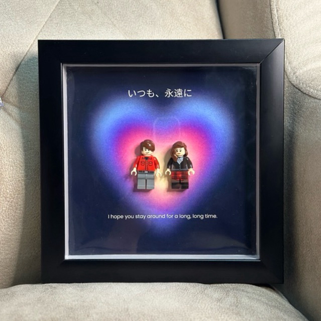 Custom Mini Personalized Figure Frame LEGO. Couples, Boyfriend ...