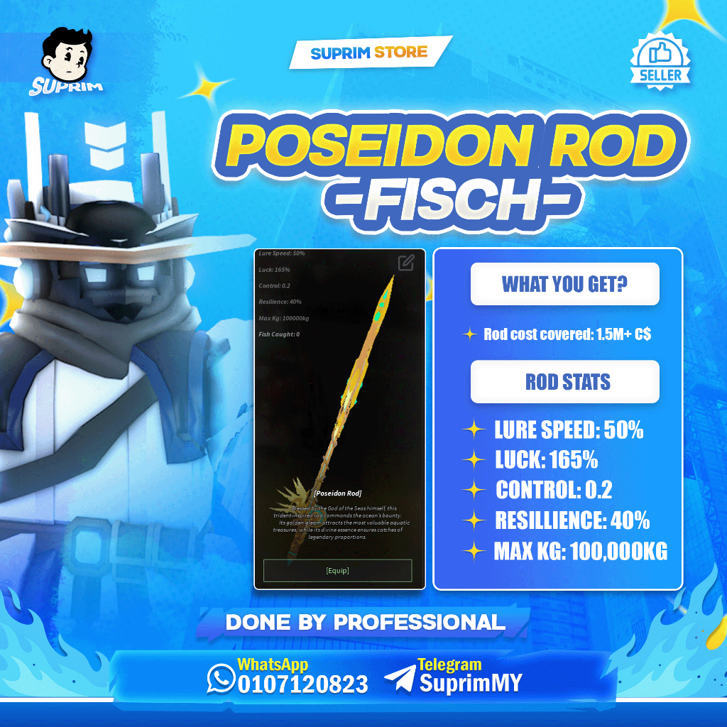 Fisch Pc Games Poseidon Rod Services | Shopee Malaysia