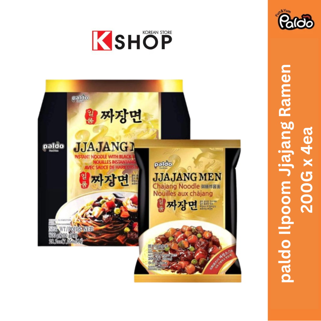 Paldo Ilpoom Jjajang Ramen Multipack (200g x 4 Pack) - EXP date: DEC 2025 | Shopee Malaysia