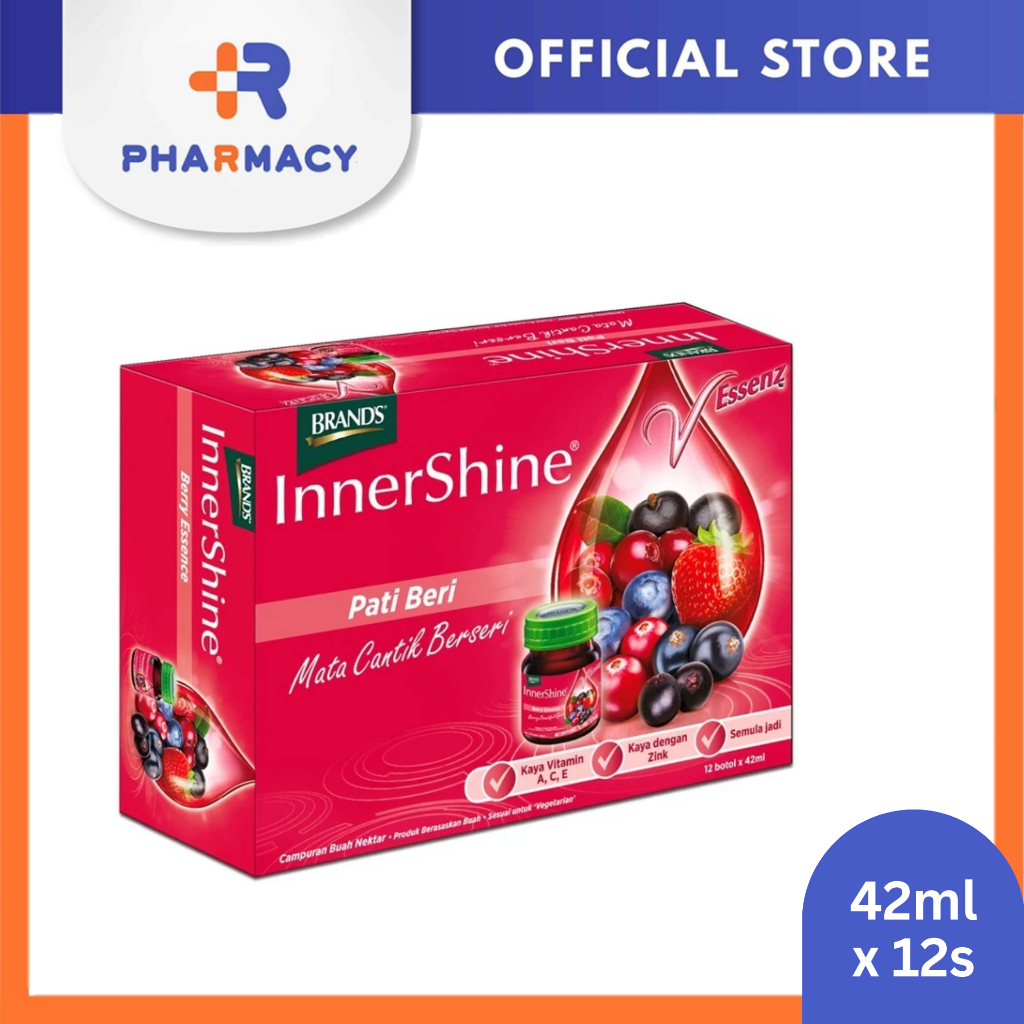 R Pharmacy | Brand's Innershine Berry Essence 42Mlx12 | Shopee Malaysia