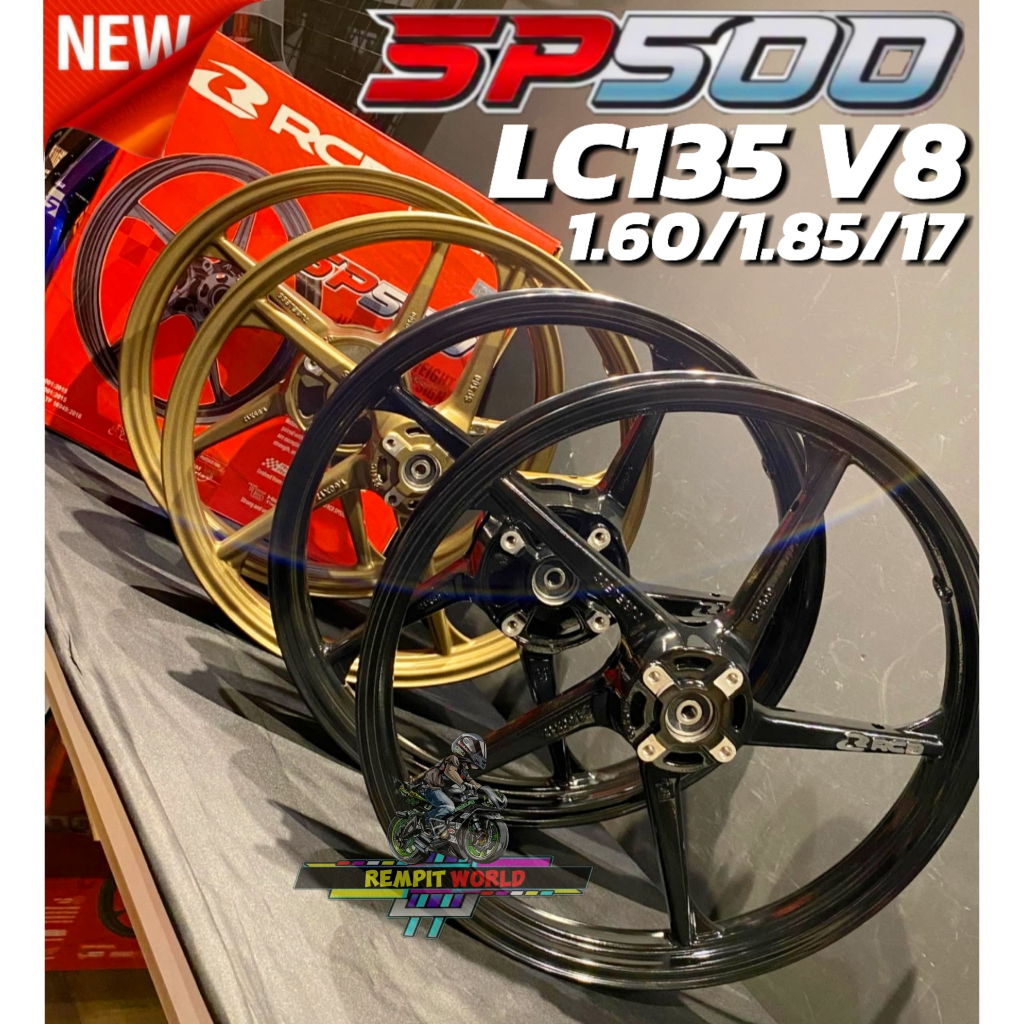 RCB SP500 LC135 V8 FI RACING BOY SP500 160/185/17' 100%ORIGINAL RCB ...