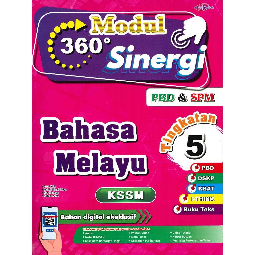 MODUL 360 SINERGI PBD & SPM TINGKATAN 5 - BAHASA MELAYU | Shopee Malaysia