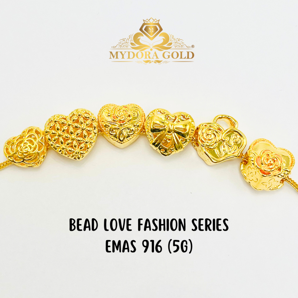 MYDORA Bead Love Fashion Series (5G) l EMAS 916/22K | Shopee Malaysia