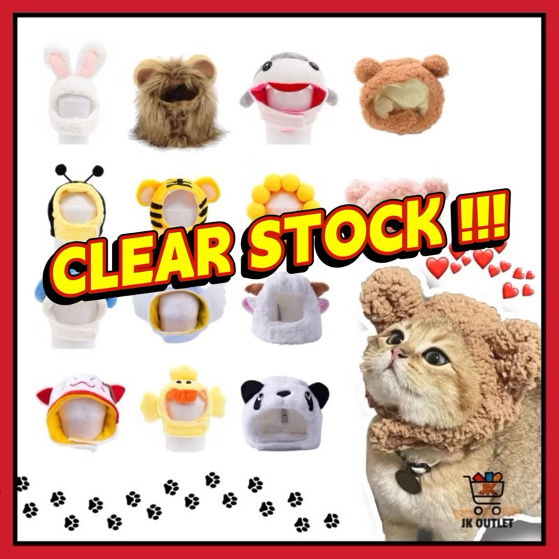【⚠️READY STOCK🇲🇾】Soft and Cute Cat Headgear Cat Headdress Dog Disguise ...