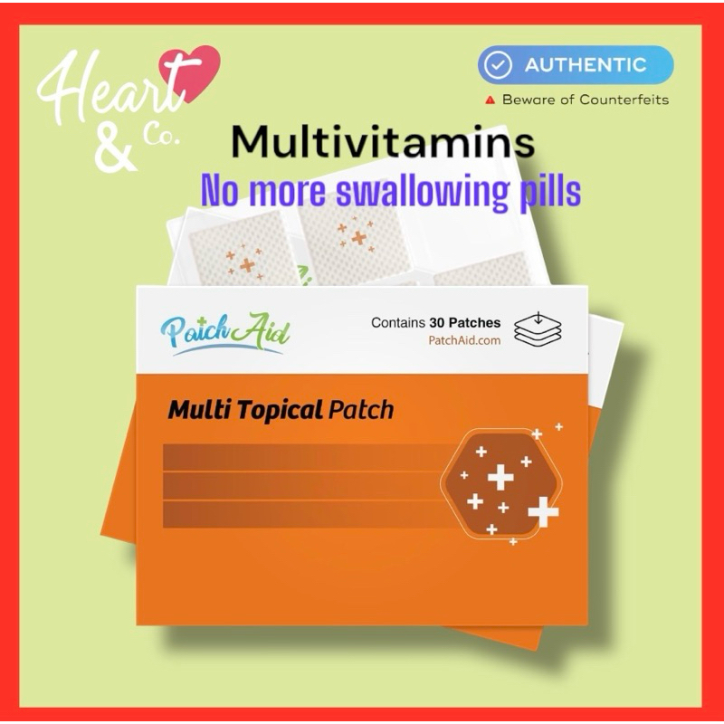 Multi Vitamin Plus Topical Patch by PatchAid 30-Day Supply | Shopee Malaysia