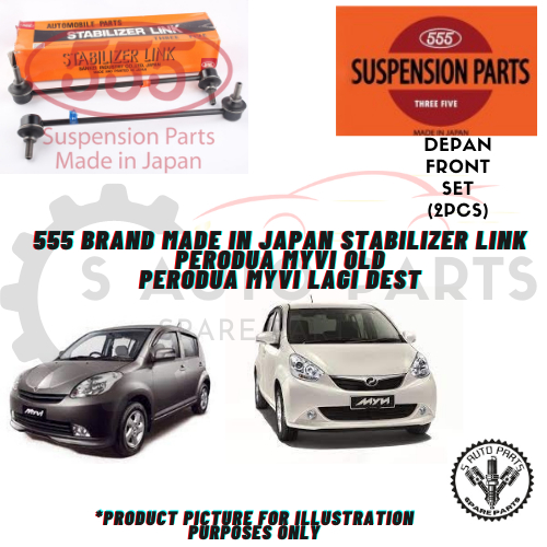 PERODUA MYVI OLD / MYVI LAGI DEST (FRONT) 555 BRAND MADE in JAPAN ...