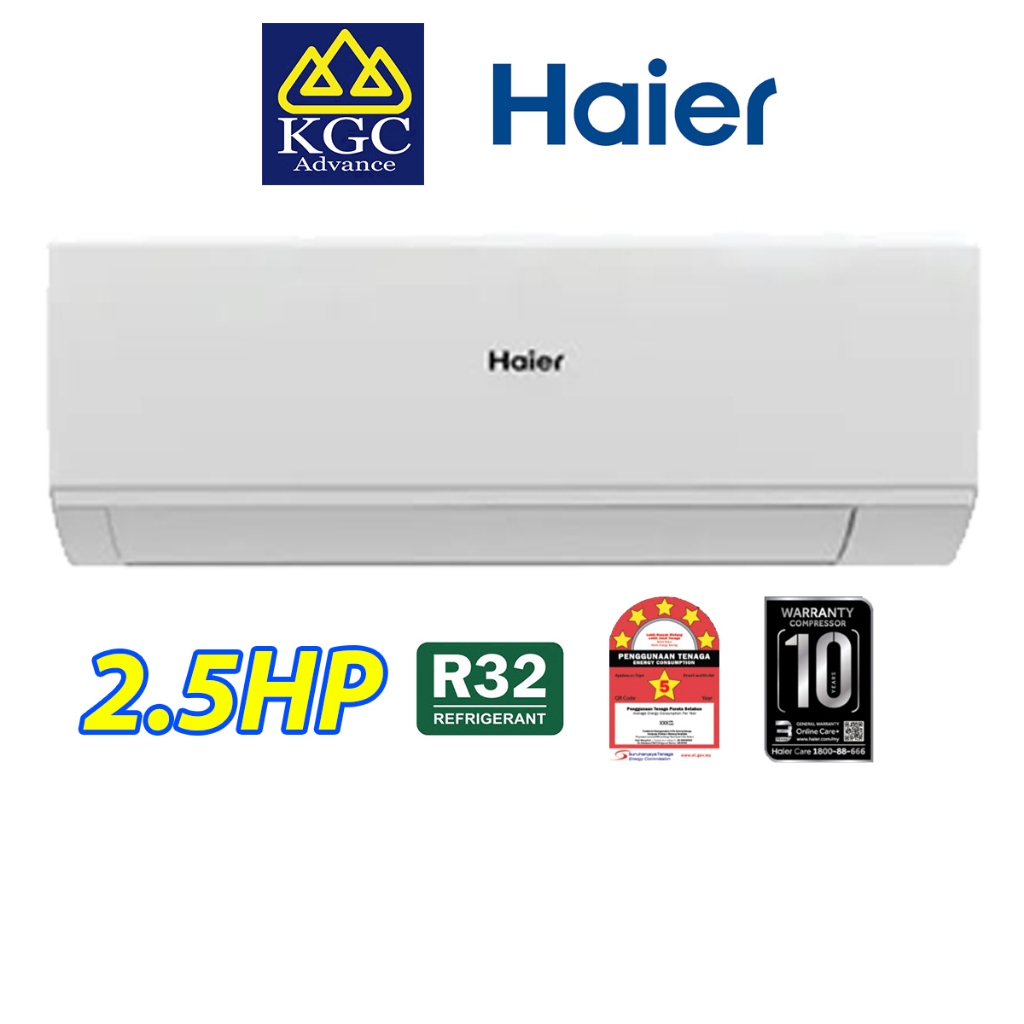 Haier 2.5HP R32 Inverter Series Air Conditioner HSU-25VRA22 | Shopee ...