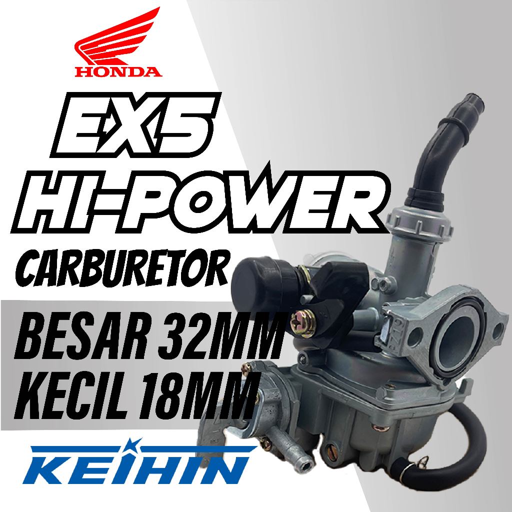 CARBURETOR EX5 DREAM / EX5 OLD EX5 HI POWER EX5 HP KEIHIN GENUINE PARTS THAILAND | Shopee Malaysia