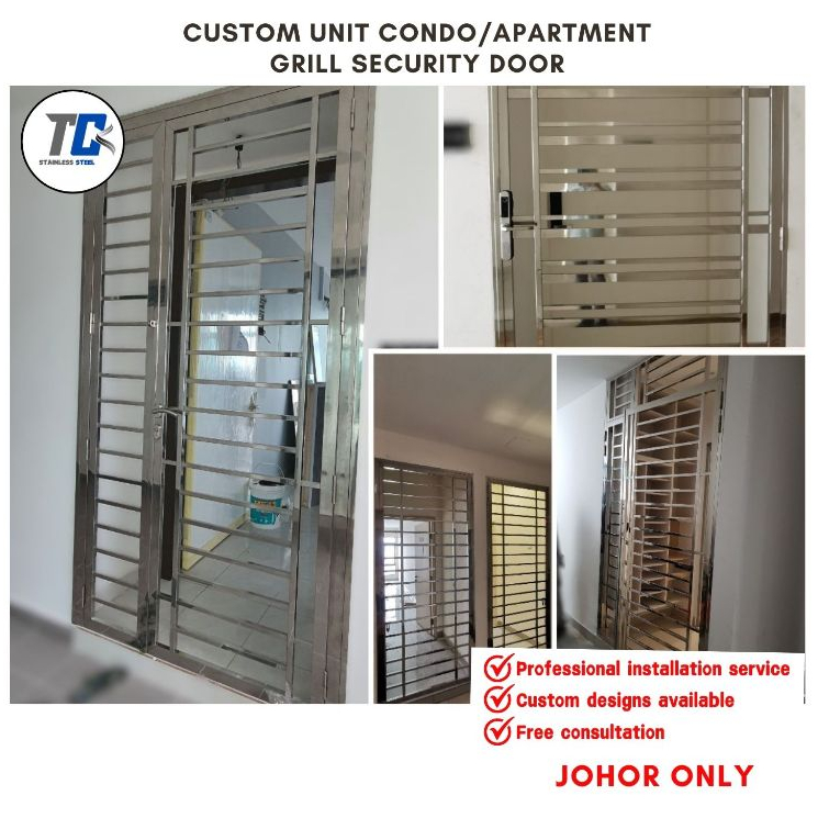 Customize unit condo / apartment Grill Security Door Service ...