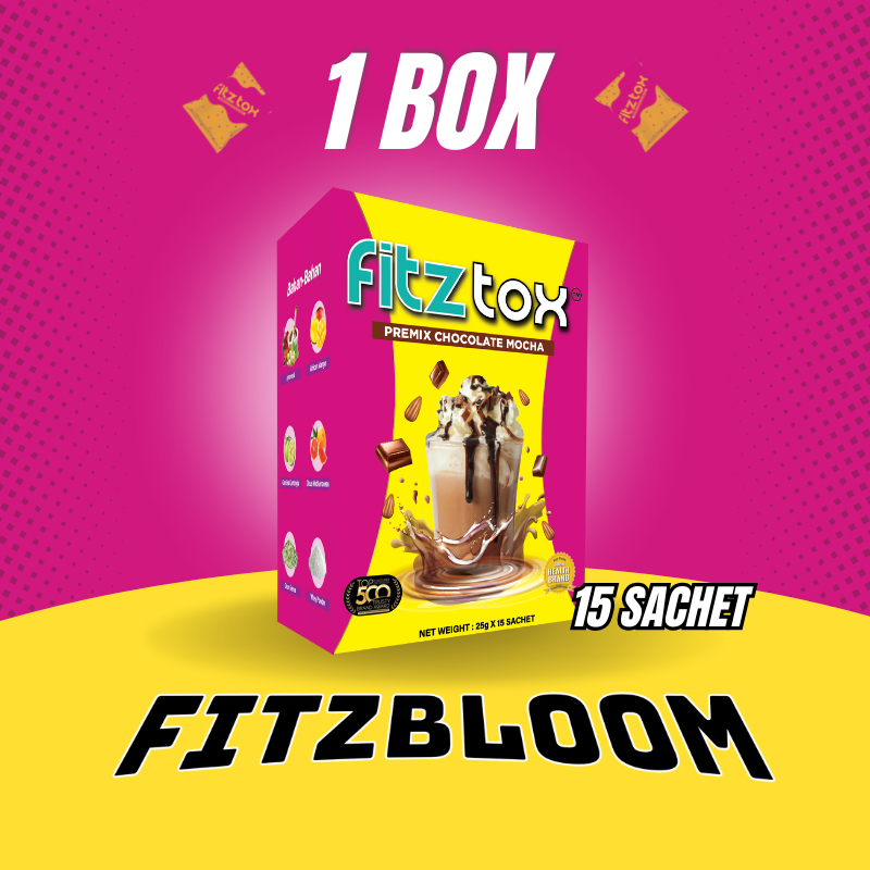 FITZTOX CHOCOLATE MOCHA 1 BOX ( 15 SACHET ) - FITZBLOOM | Shopee Malaysia