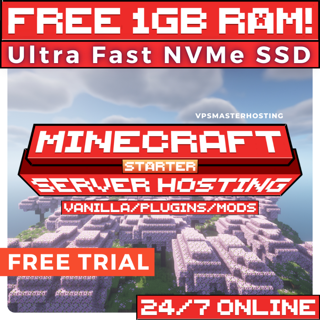 [FREE TRIAL] Minecraft Server Hosting Starter Plan | 4GB - 8GB RAM ...