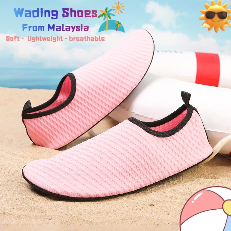 Anti slip and scratch resistant water snorkeling shoes, soft beach ...