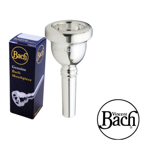 Bach Trombone Mouthpiece - Classic - Small Shank - 7C (Silver Plated ...