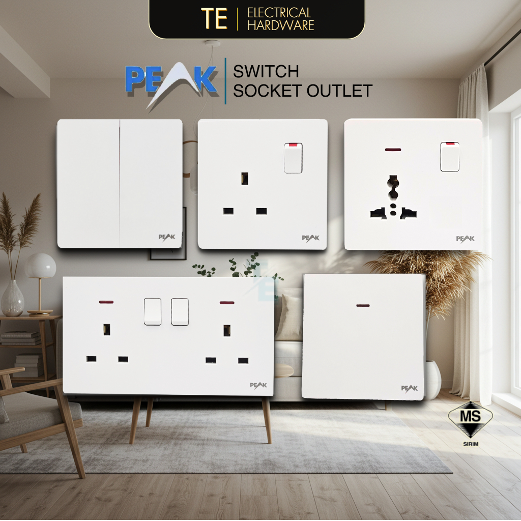 [SIRIM] BIG SWITCH SOCKET | 13A, 15A, 20A, UNIVERSAL, 1 2 3 4 GANG SUIS ...