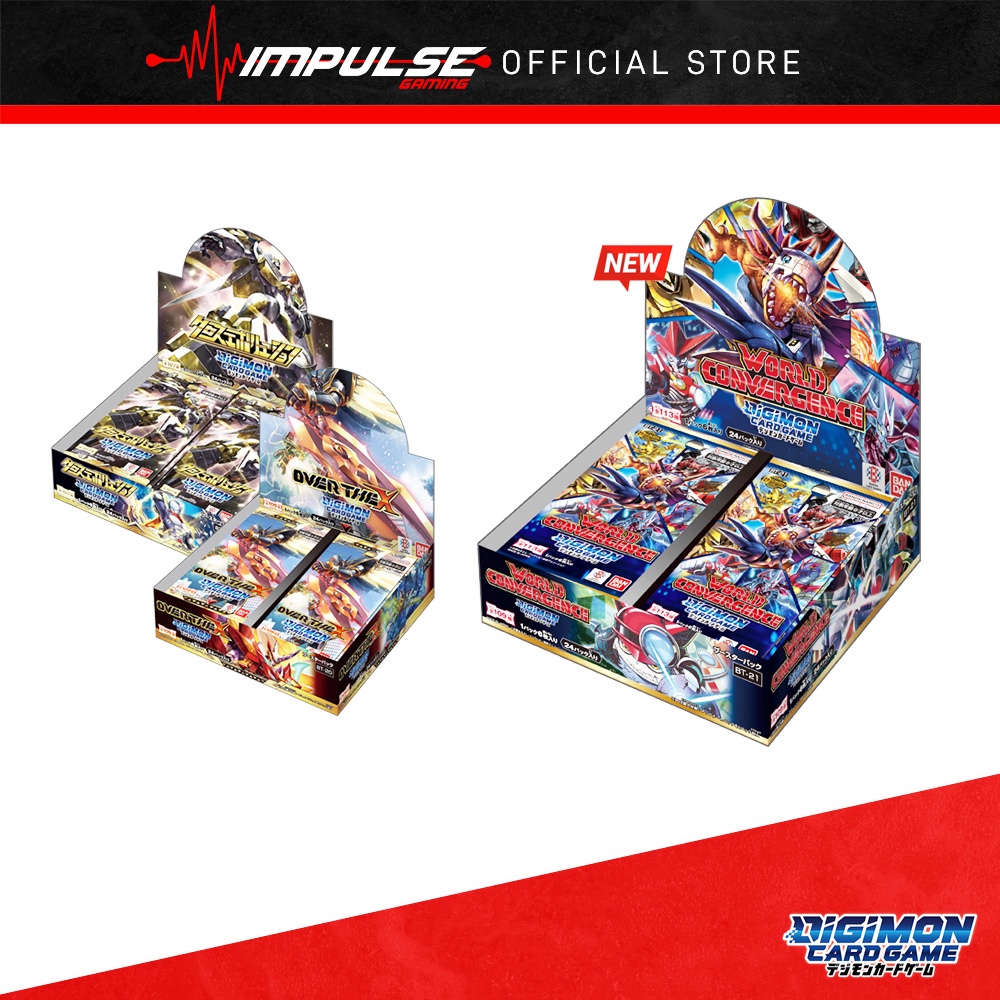Digimon TCG Booster Box Japan Version - BT18 Elemental / BT19 Cross ...
