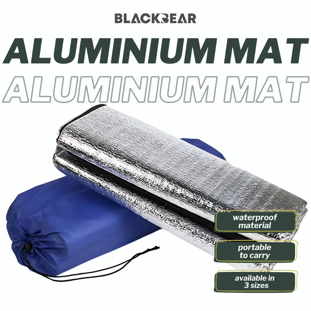 Aluminum Ground Mat Waterproof Tikar Camping Mat Foldable Picnic Beach ...