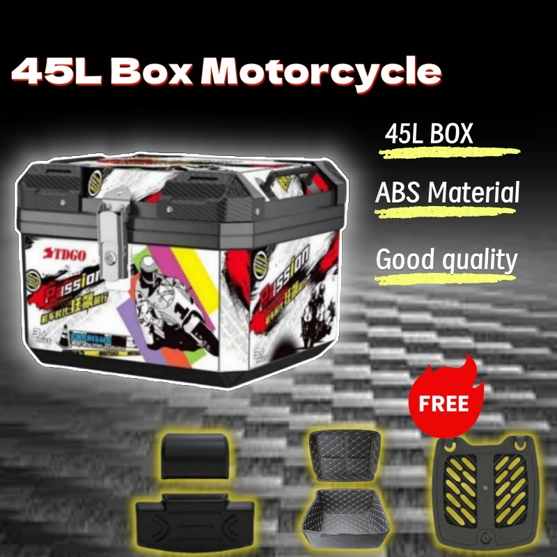 ABS TOP BOX Aluminium Top Box 45L ALUMINIUM LOCK Top Box Aluminium ...
