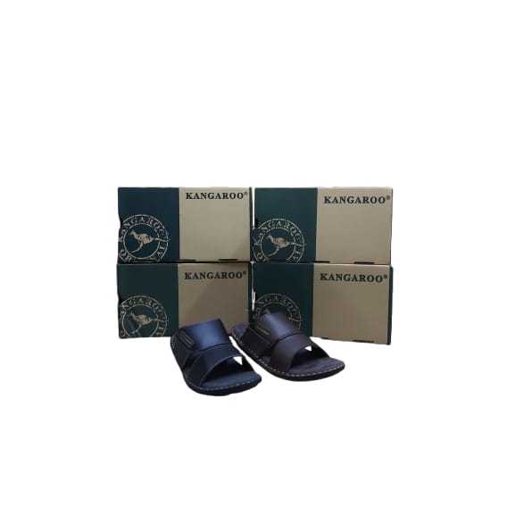 ( KANGAROO ) ORIGINAL / MEN'S GENUINEL LEATHER / CASUAL SANDAL | Shopee ...