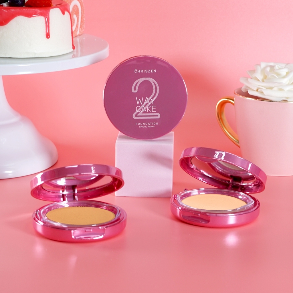 Chriszen Two Way Cake Foundation (Wet & Dry) SPF30/PA+++ (10g) | Shopee ...
