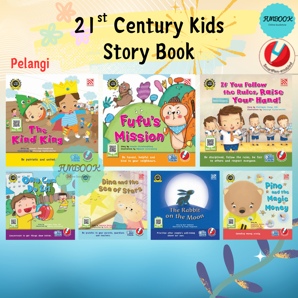 [FUNBOOK] 21st Century Kids Moral Value Story Books Preschool English ...